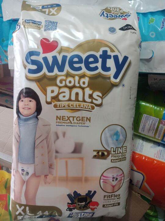 sweety gold pants XL | Lazada Indonesia