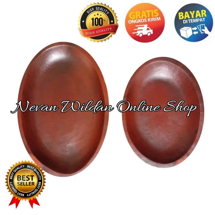 PIRING SAJI OVAL #45 | PIRING CANTIK | PIRING TANAH LIAT | PIRING ...