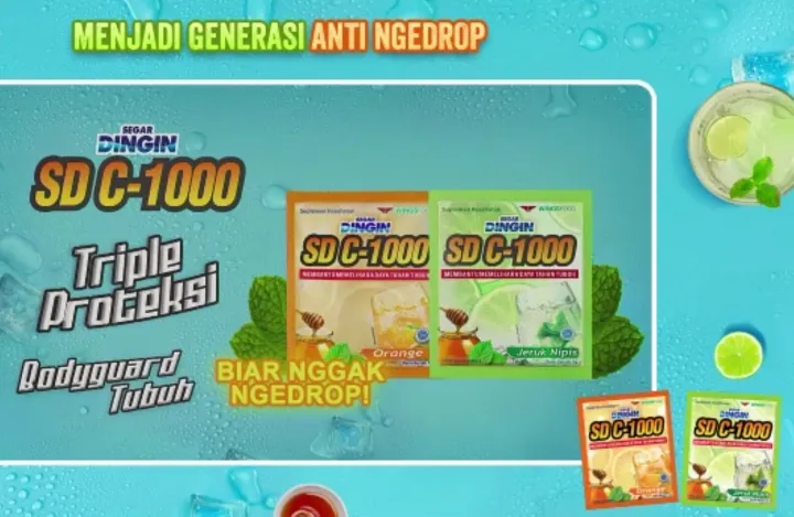 SEGAR DINGIN VITAMIN C 1000 PER RENCENG ISI 12 SACHET | Lazada Indonesia
