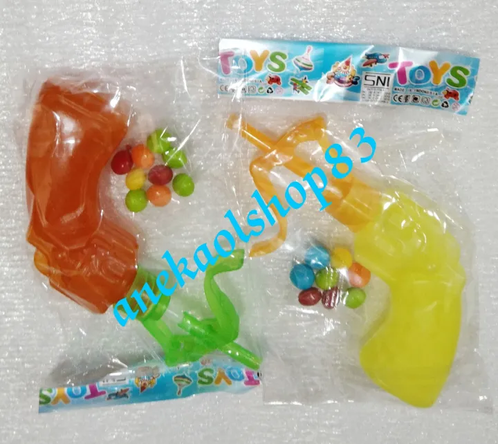 permen keras warna-warni ada pistol air | Lazada Indonesia