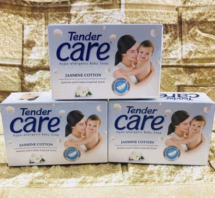 TRIPLE VALUE PACK TENDER CARE HYPO-ALLERGENIC SOAP JASMINE COTTON or ...