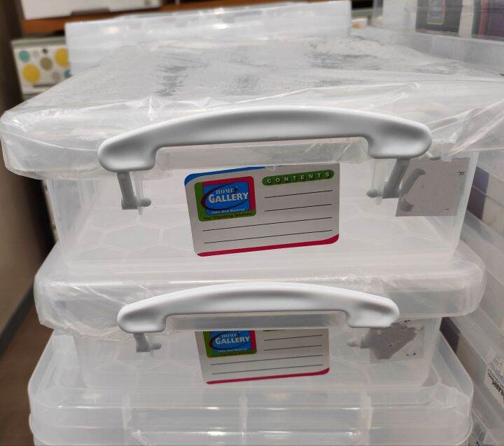HOME GALLERY STORAGE BOX WITH 4 PARTITIONS AND LID | Lazada PH