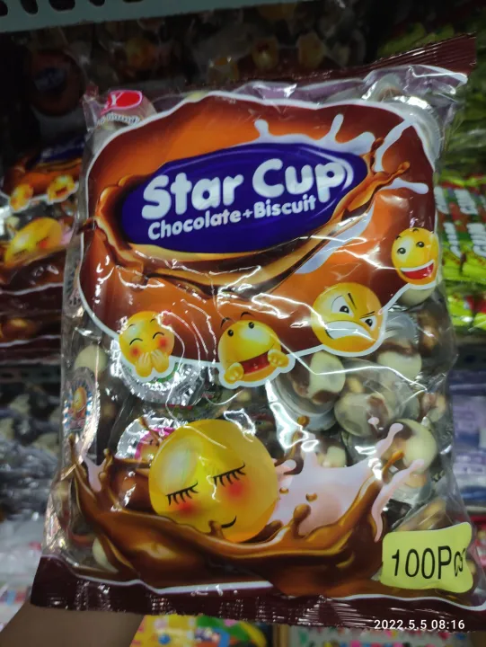 100pcs Star cup chocolate+biscuits | Lazada PH