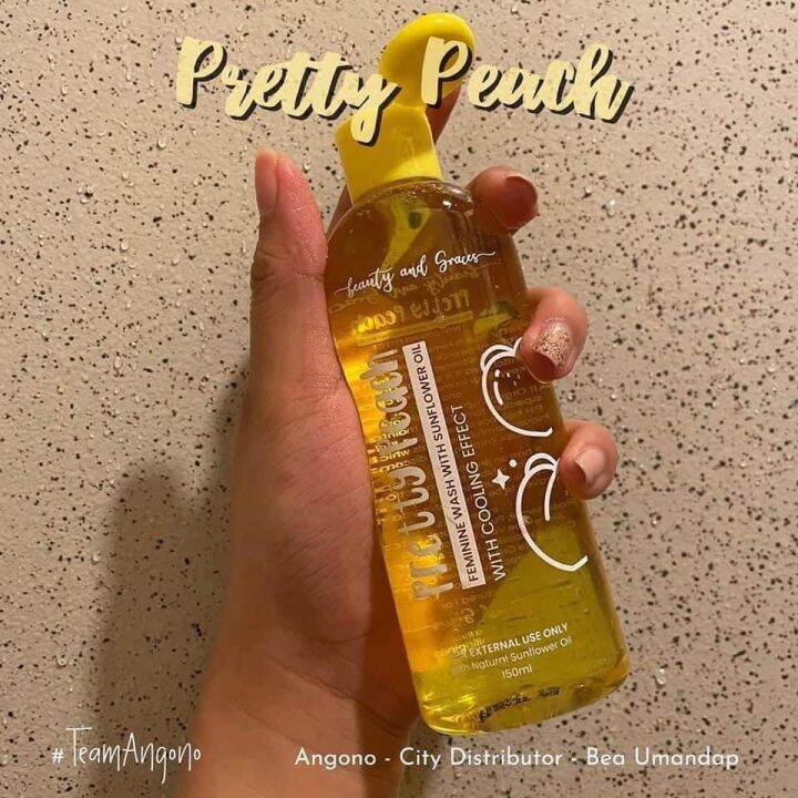 Pretty Peach Feminine Wash With Sunflower Oil and Cooling Effect by ...