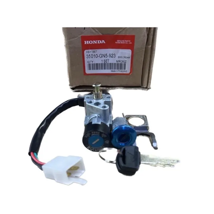 Honda Ex5 Dream Ignition Main Switch & Seat Lock COMPLETE Key Set ...