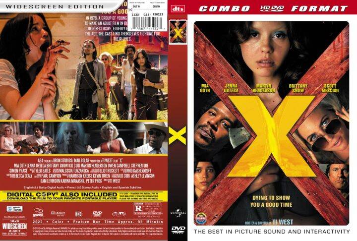 kaset dvd film X 2022 {OD DTS R1} {Horror} {Mia Goth, Jenna Ortega, Brittany Snow}. | Lazada ...