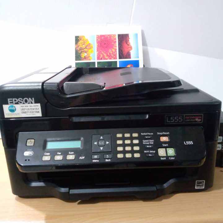 Printer Epson L555 multifungsi second warna A4 | Lazada Indonesia