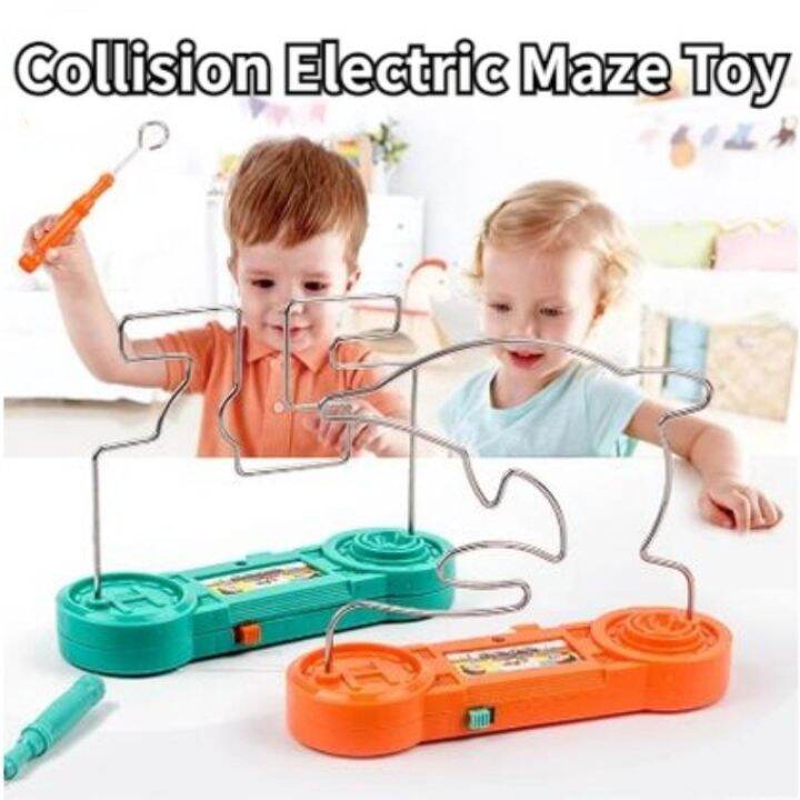 Buzz Wire Game Collision Electric Shock Maze Toy Children Attention ...