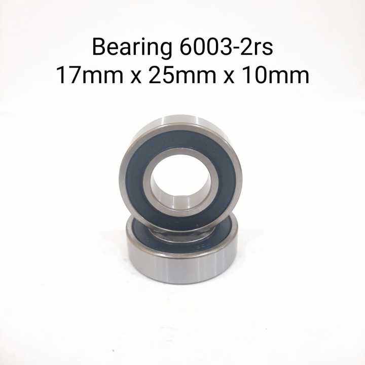Bearing 6003- 2rs HCH Laher 6003 2RS Original Good Quality | Lazada ...