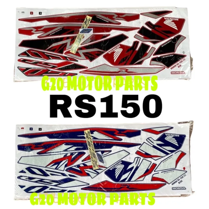 RS150 BODY STICKER SET | Lazada