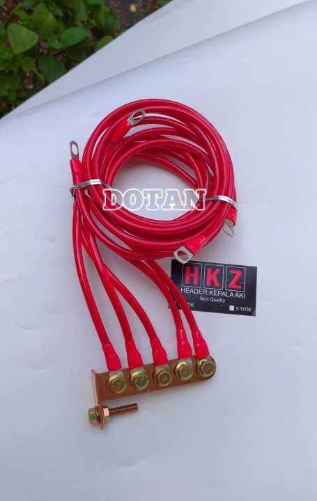 KABEL GROUNDING MOBIL 5 TITIK 7 KABEL 8AWG WIRE KIT GROUND KABEL GROUND ...
