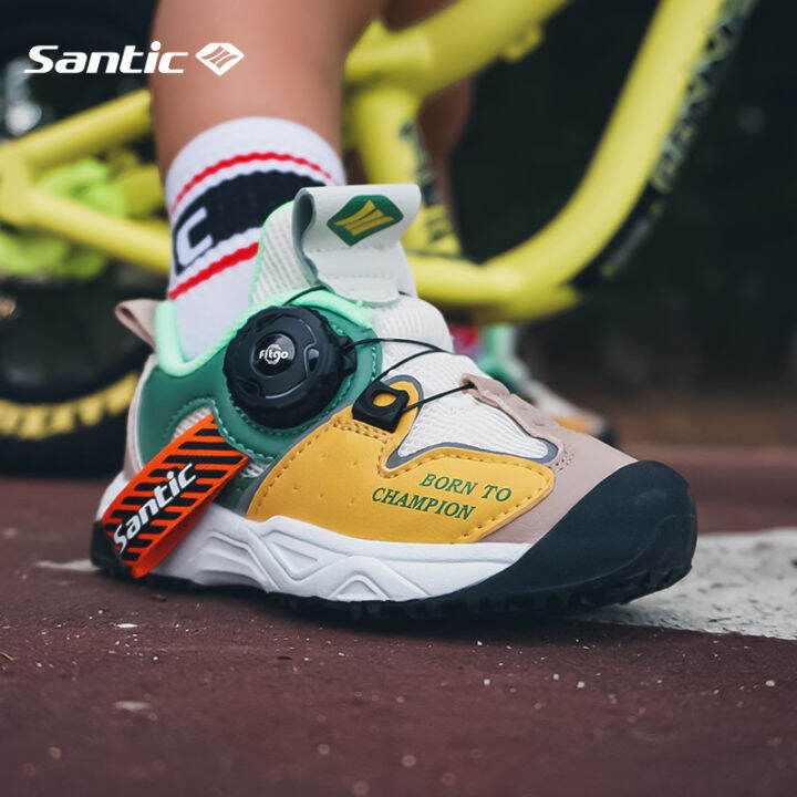 Santic Kid giày đi xe đạp Không Bị Khóa Giày Reel Núm Viền Hệ Thống Xe ...