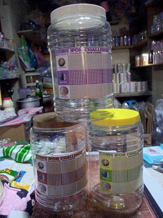 COINS ALKANSYA IPON CHALLENGE/ALL IN ONE COINS IN ONE JAR, 5, 10, 20 ...