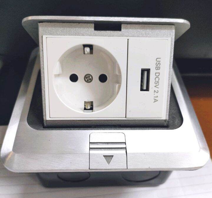 STOP KONTAK LANTAI TANAM POP UP SOCKET ARDE + USB | Lazada Indonesia