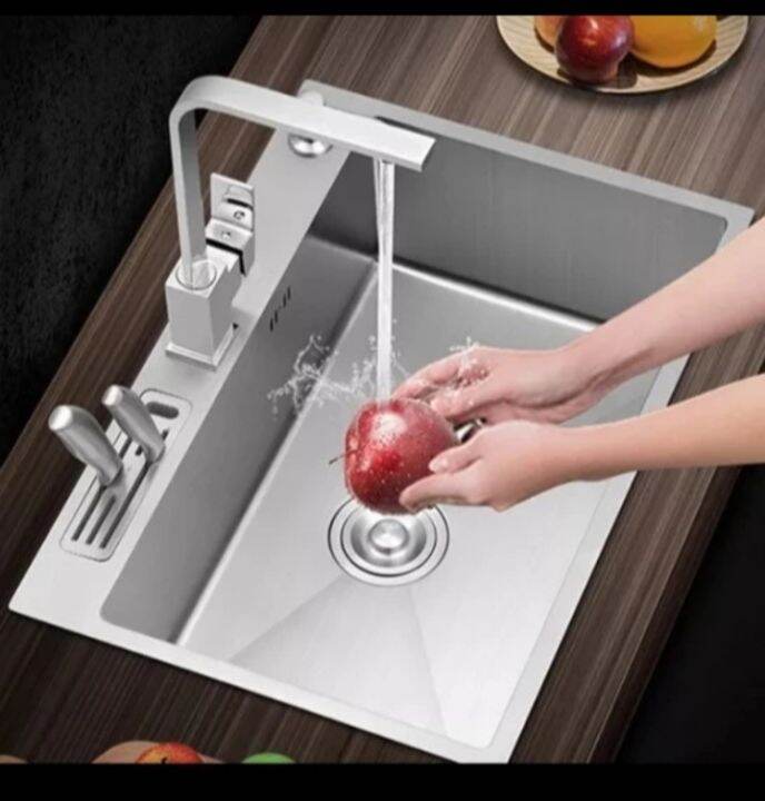 Paket kitchen sink 7545 Stainles lengkap kran/Wastafel Stainles 1 ...
