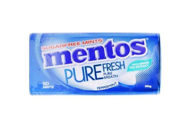 Mentos Sugar Free Pure Fresh Peppermint 35g | Lazada PH