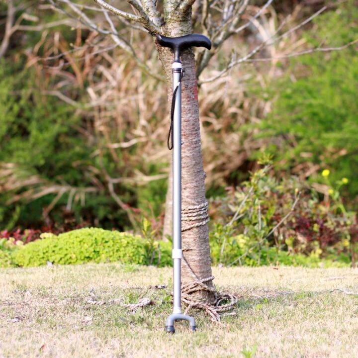 Aluminum Alloy Walking Stick for the Elderly Snow Non Slip Small Tripod ...