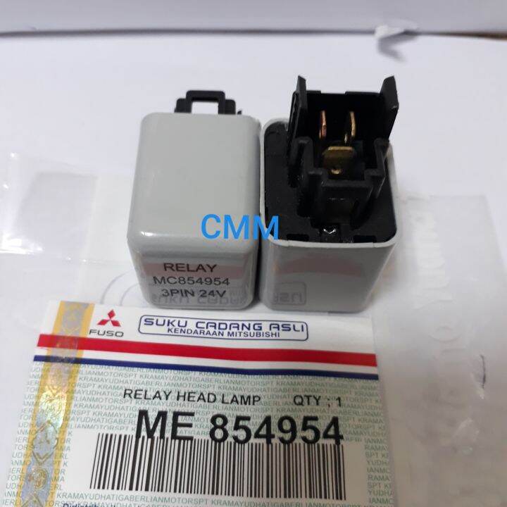 relay lampu relay head lamp kaki 3 24 volt ps135 ragasa fuso | Lazada ...