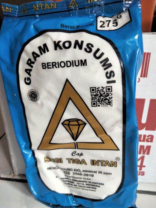 Garam Konsumsi Cap Segi Tiga Intan 275gram | Lazada Indonesia