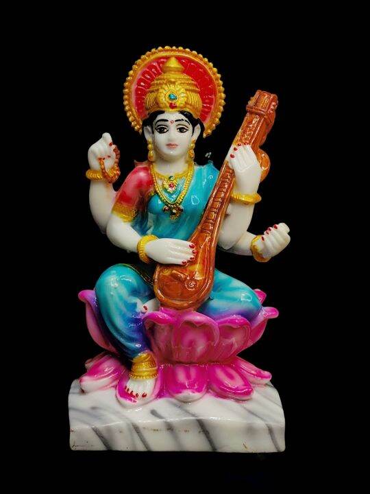 Saraswati Devi Shardambha Idol Saraswathi Devi silai With Veena Idol | Lazada