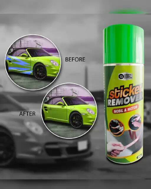 Cairan Spray penghilang lem Sticker Remover Car 400ml | Lazada Indonesia