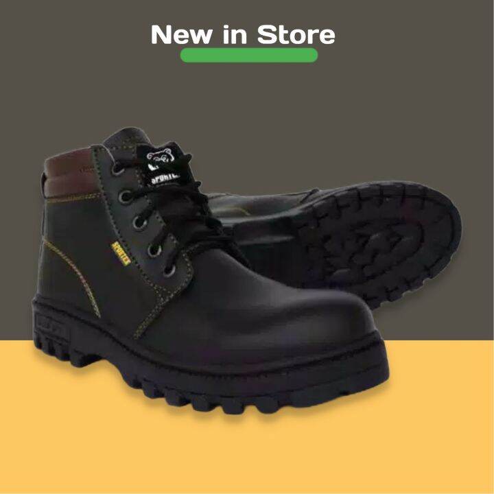 sepatu safety / safety shoes /safety boot by sportex tipe 03 HITAM ...