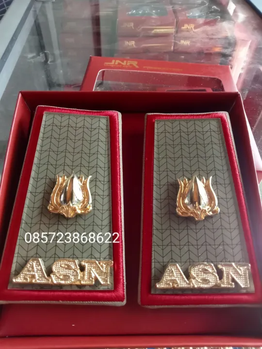 PANGKAT ASN 3D Lis merah | Lazada Indonesia