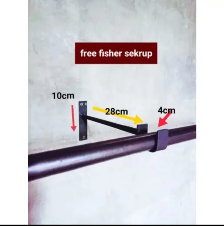 Rak besi penyangga Gantungan jemuran | Lazada Indonesia