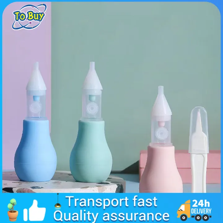 Baby Silicone Nose Suction Device Infant Nose Suction Device Newborn ...