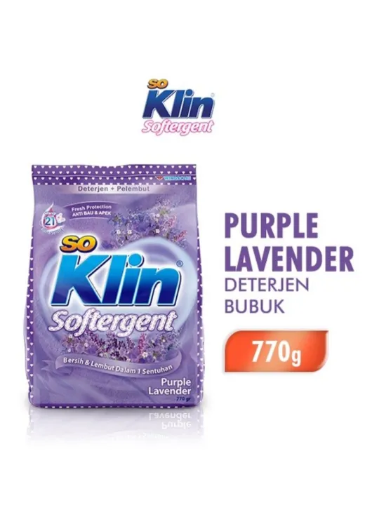 SOFTERGEN SO KLIN / DETERGEN BUBUK KEMASAN. 770GR....!!!? | Lazada ...