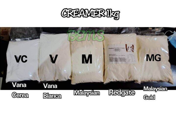 CREAMER for milktea frappe or others Malaysian Vana blanca cerea ...
