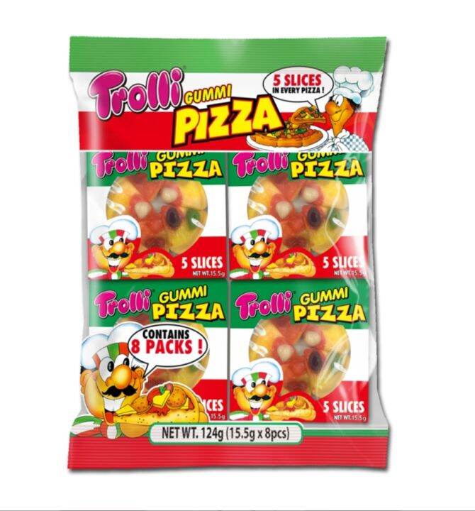 Trolli Pizza Gummy Candy - 124g | Lazada PH