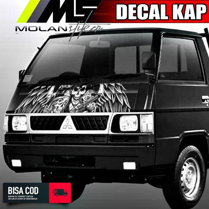Decal Sticker Striping Variasi Kap/Kabin L300 Pickup - Decal Kabin ...