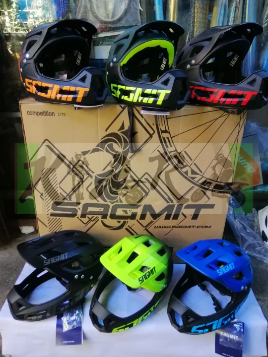 SAGMIT RS-PRO Fullface Mountainbike Ebike Helmet Convertible to Half ...