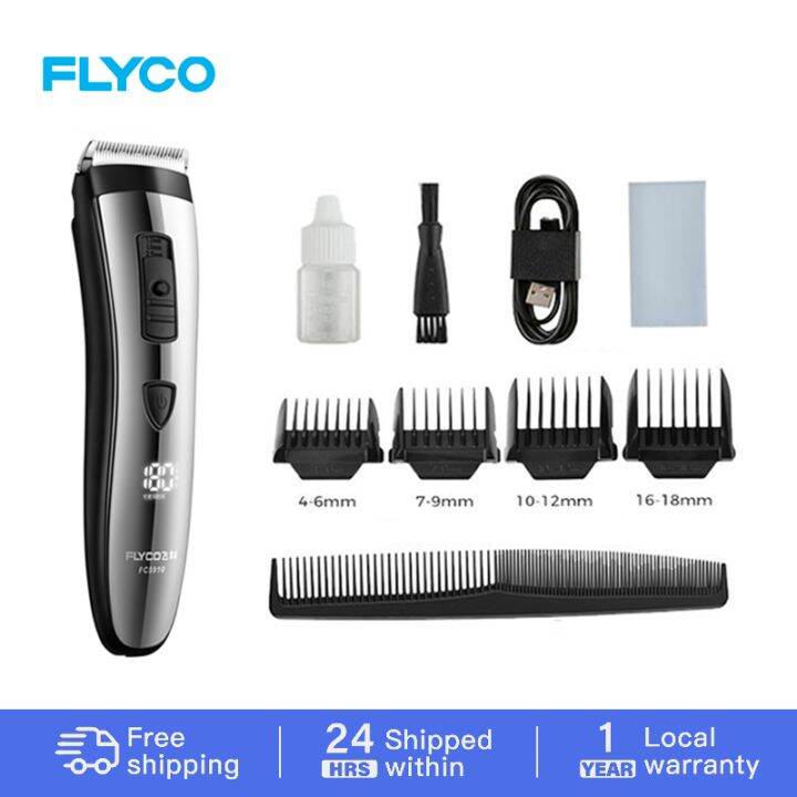 Flyco Electric Hair Clipper Hair Trimmer Men for Kids Cordless Set Original Rechargeable FC5910 ...