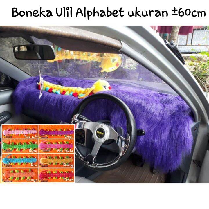Boneka ULIL alphabet hiasan pajangan dashboard mobil ukuran M ±60CM ...