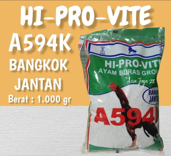 Pakan Ayam Bangkok Jantan Hi Pro Vite A 594 K - 1 Kg untuk Ayam Jantan Dewasa | Lazada Indonesia