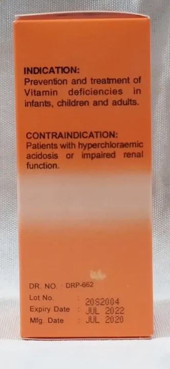 Multivitamins + Mineral for kids EURIVIT Syrup orange flavor (60ml ...