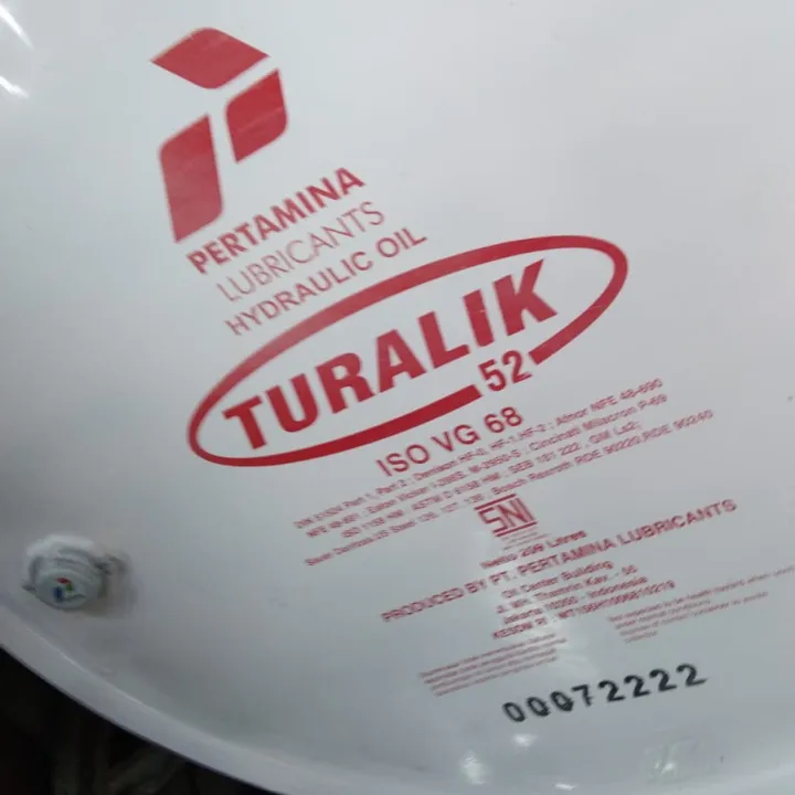 Oli hidrolik turalik 52 iso vg 68 isi 209Liter | Lazada Indonesia