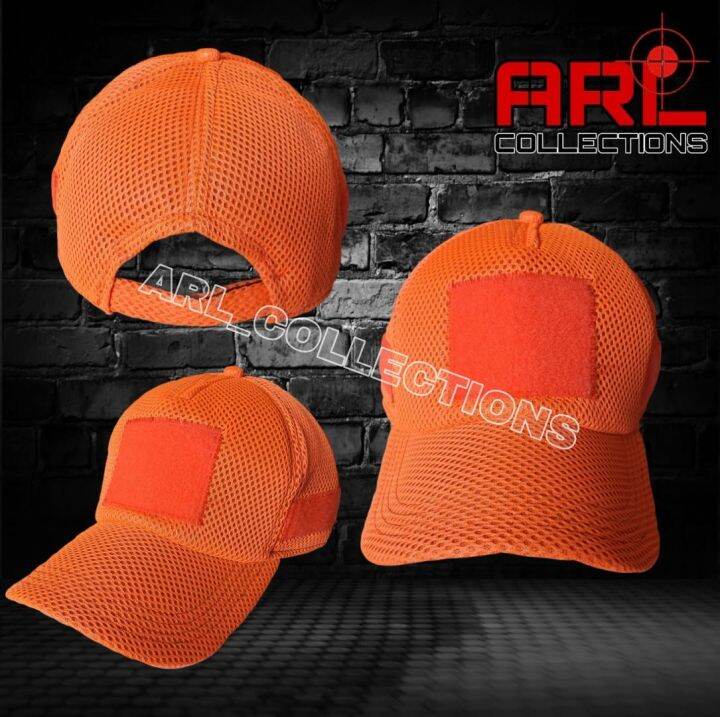 TOPI JARING VELCRO ORANGE/TOPI JALA ARMY DOUBLE MES/TOPI BPBD/TIMSAR ...