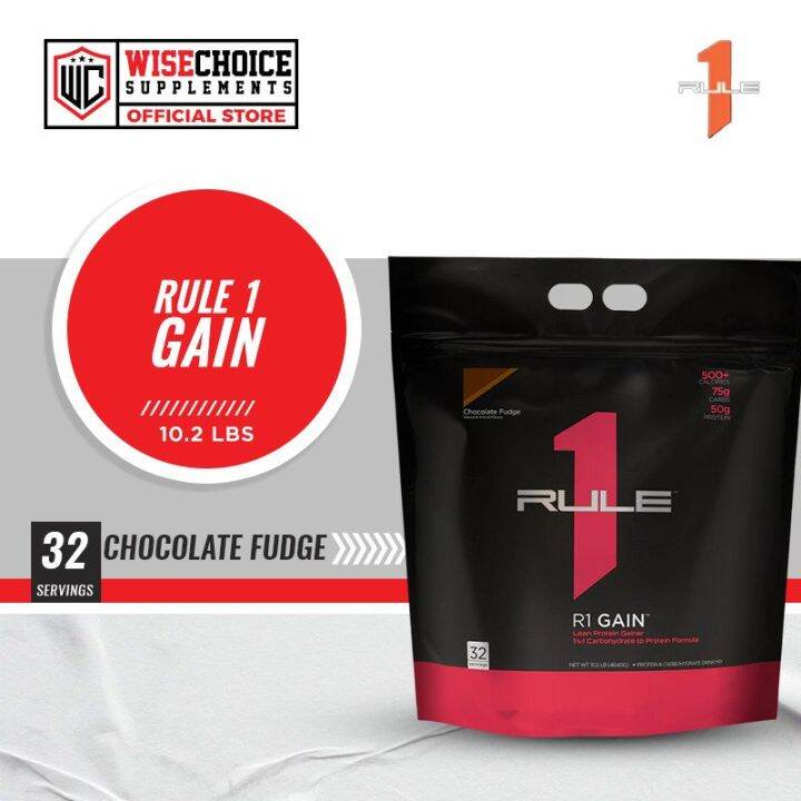RULE 1 CLEAN GAINER 10 LBS CHOCOLATE FUDGE | Lazada PH