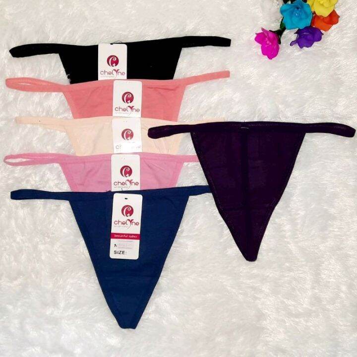 G-string Thong Panty Chelyne T-back Katun 308 | Lazada Indonesia