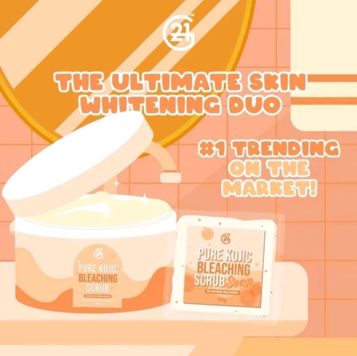 G21 Pure Kojic Bleaching Cream Scrub and G21 Pure Kojic Bleach Scrub ...