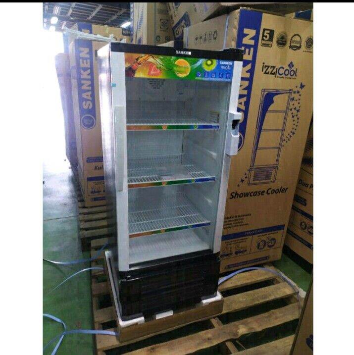 showcase 3 pintu SRS 188 BK | Lazada Indonesia