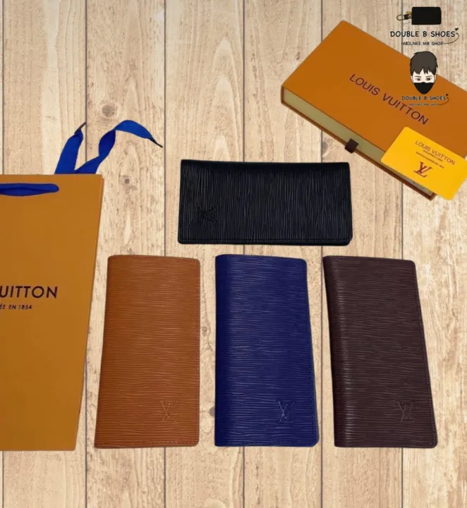 Lv wallet💯 กระเป๋าตังค์หลุยใบยาว กระเป๋าสตางค์ผู้ชาย กระเป๋าตังค์พับ ...