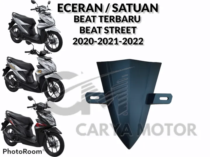 Dudukan plat nomor beat LED tameng kecil beat new terbaru deluxe beat street 2020 2021 2022 ...