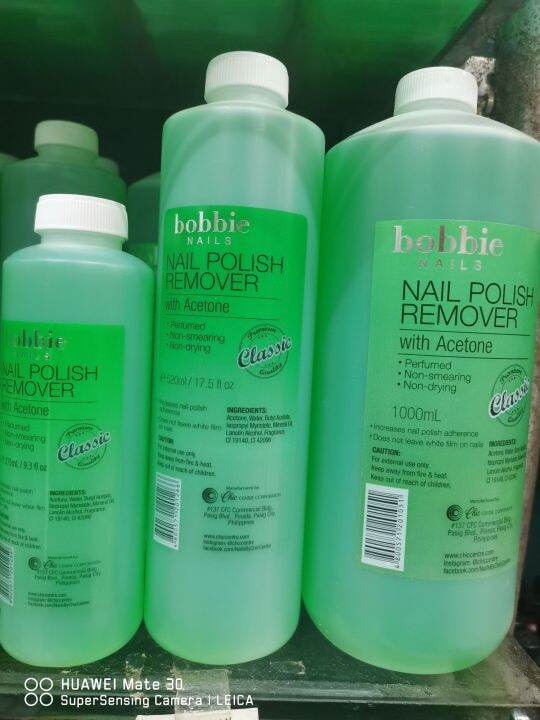 Bobbie Nail Polish Remover(acetone) | Lazada PH
