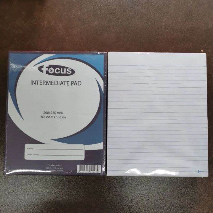Focus Intermediate Pad (200x250mm) - 80sheets | Lazada PH