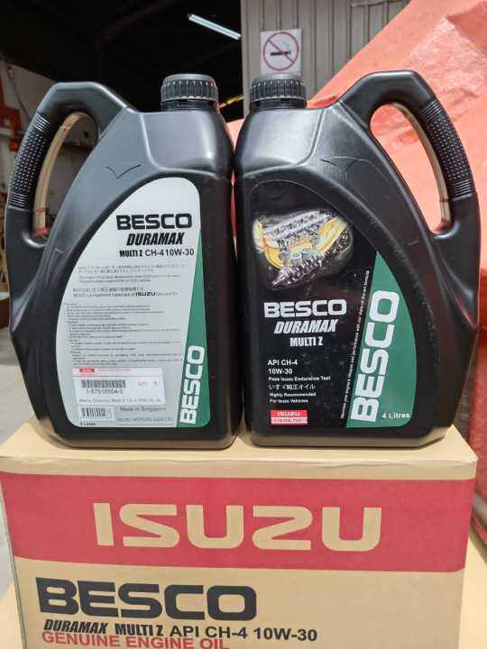 Isuzu BESCO Duramax Multi-Z Engine Oil (4L) (API CH-4 10W-30) (1 ...