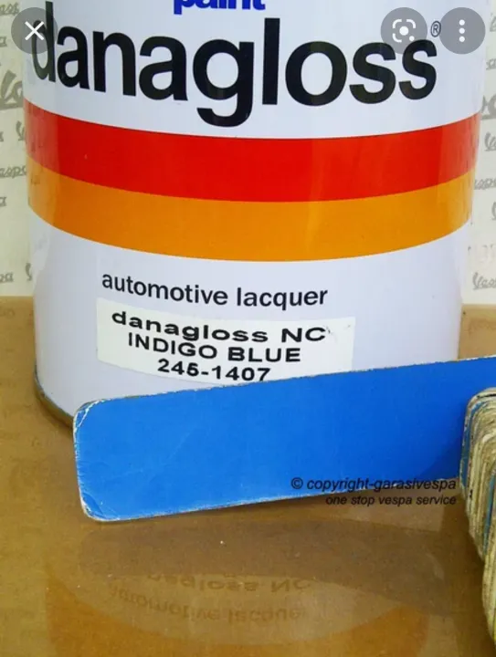 CAT DANAGLOSS NC INDIGO BLUE 1407 Cat Biru Terang Cat Biru Solid 1 ...